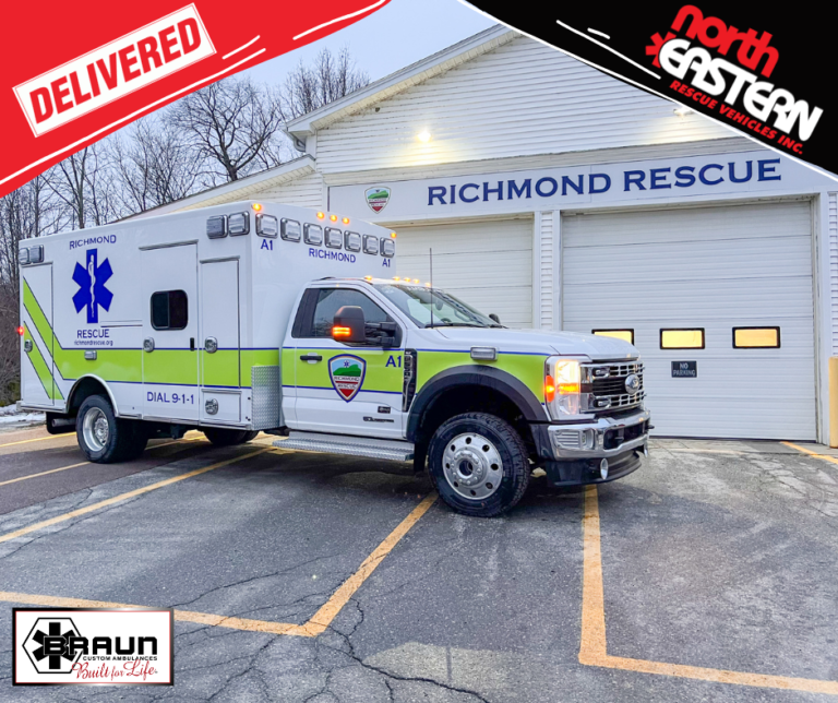 Richmond Rescue takes delivery of 2023 Braun Ford F-550 Chief XL ...