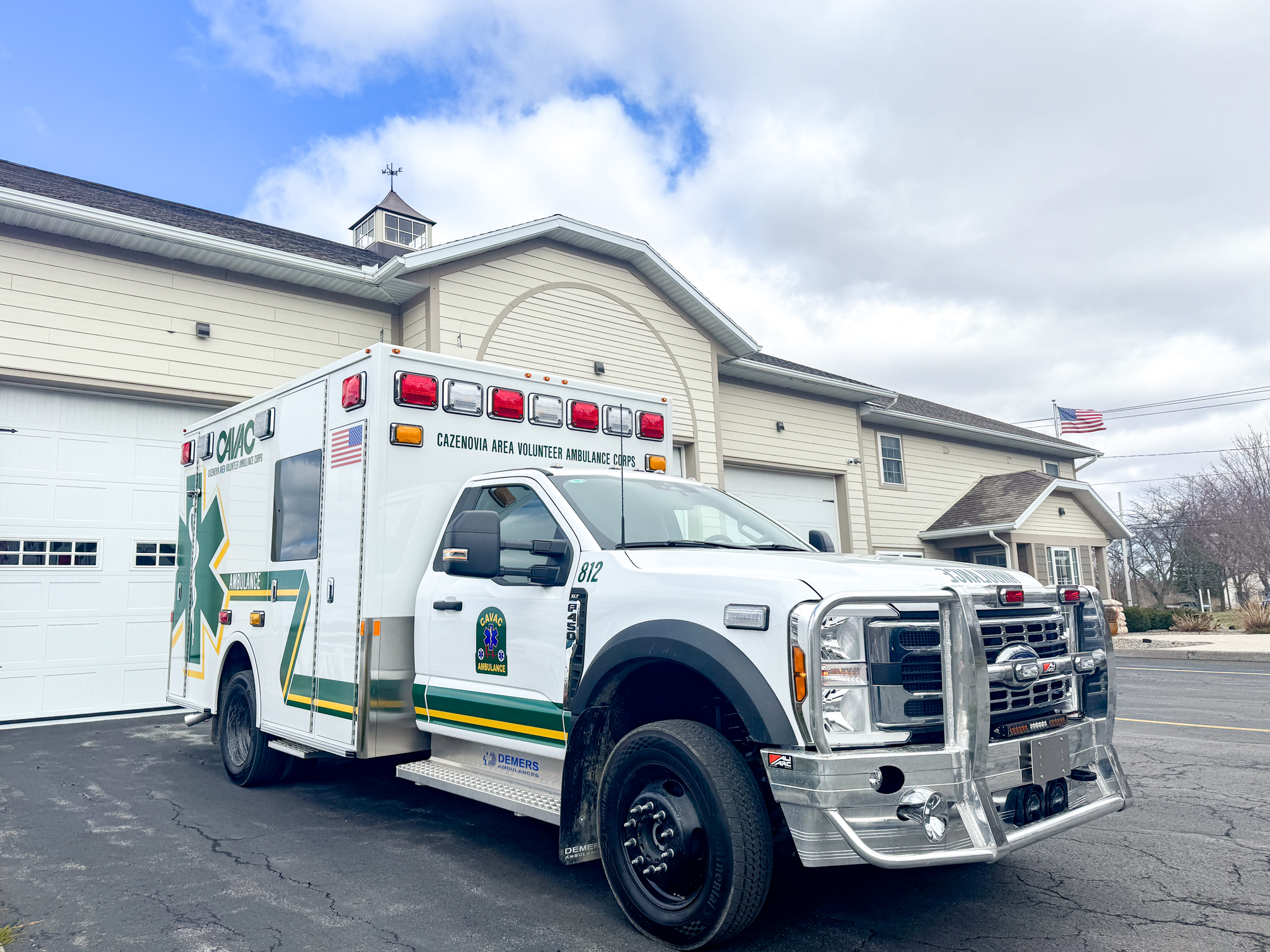 Cazenovia Area Volunteer Ambulance Corps takes delivery of 2024 Demers ...